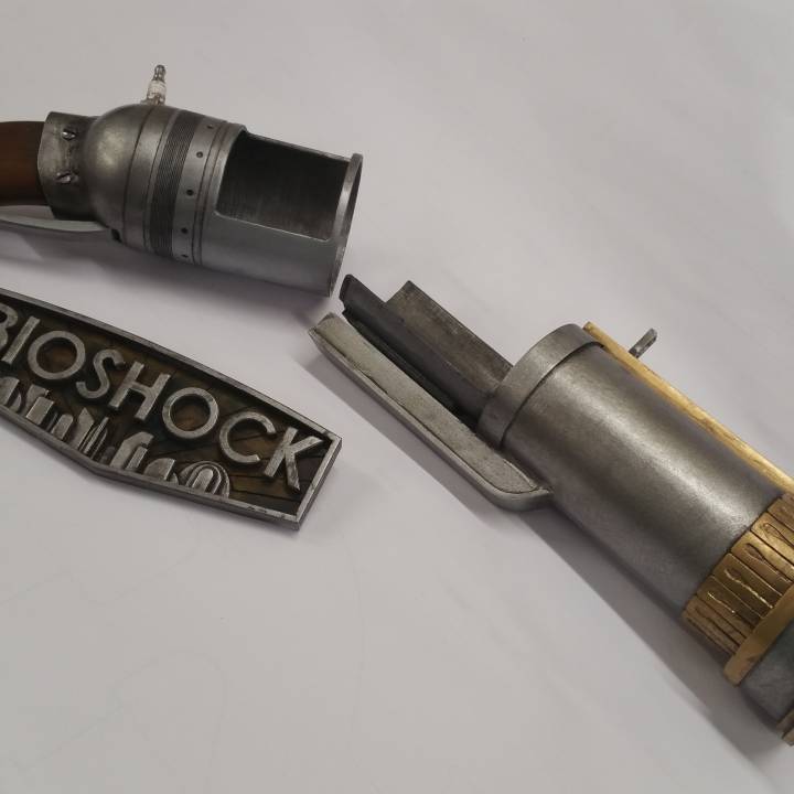 3D Printable Bioshock - Grenade Launcher by Daniel Lilygreen