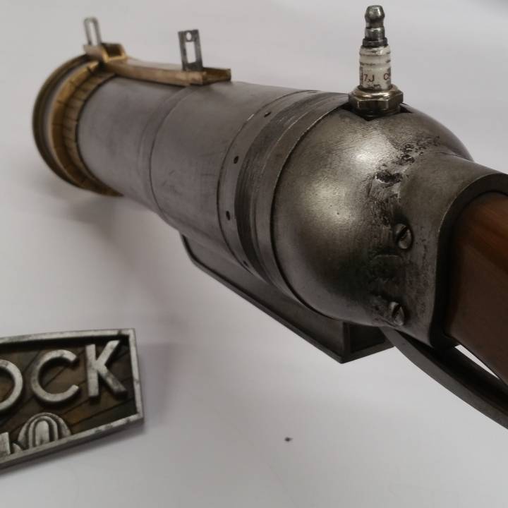 3D Printable Bioshock - Grenade Launcher by Daniel Lilygreen