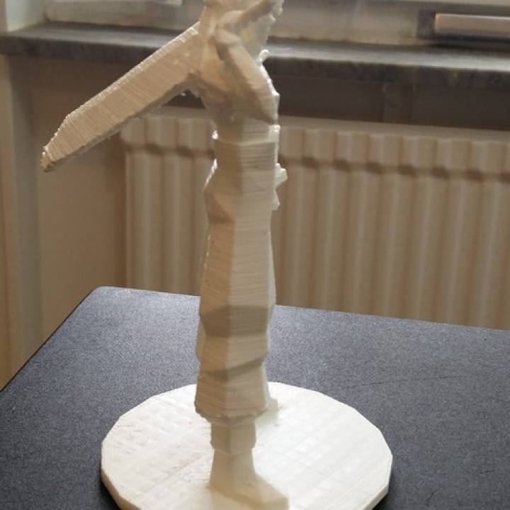 3D Printable Cloud - Final Fantasy VII by solid