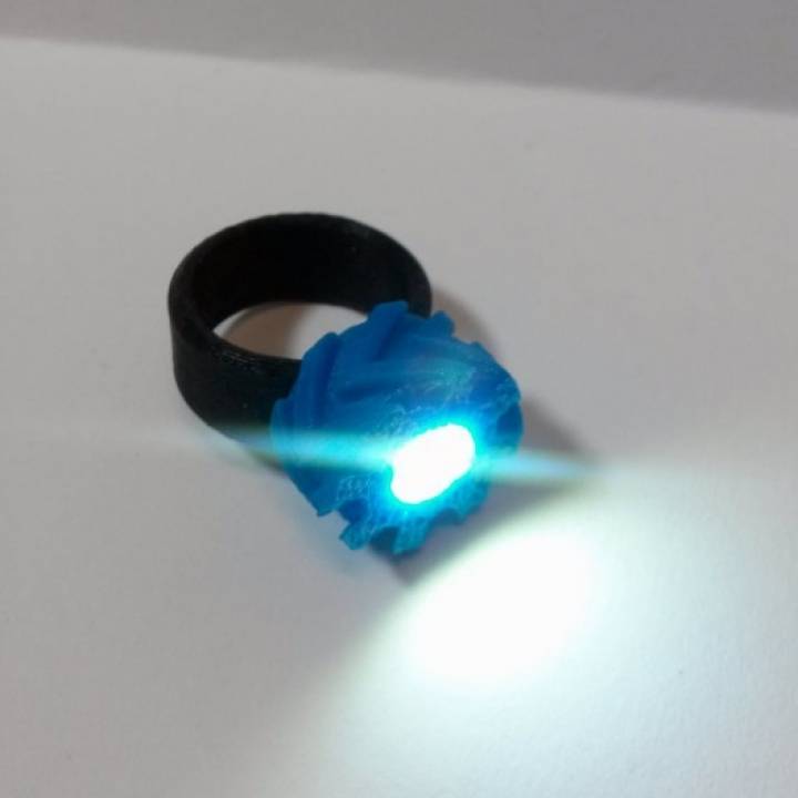 3D Printable Flashlight Ring by 3D Central
