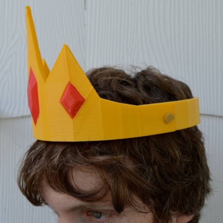 3D Printable Ice King Crown Adventure Time Fan Art by 3D Central