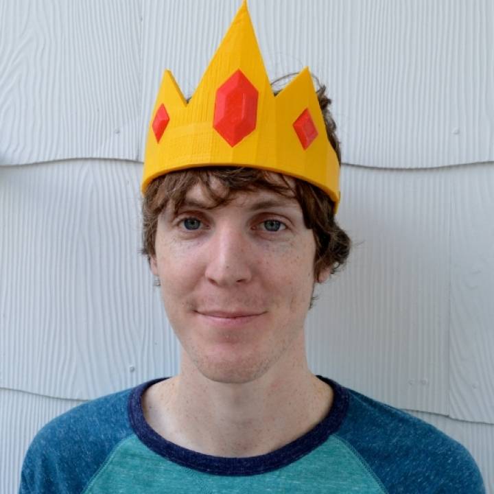 3D Printable Ice King Crown Adventure Time Fan Art by 3D Central