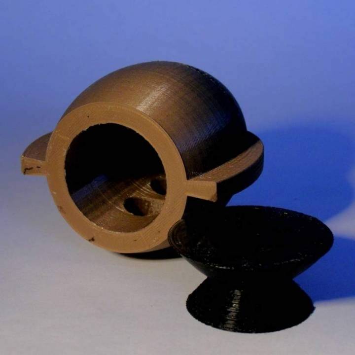 3D Printable Google OnHub Rocket Ship Casing by D L