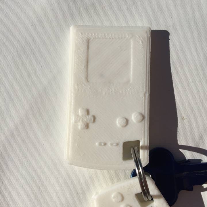 3D Printable Gameboy Keyrings by Jon Cleaver