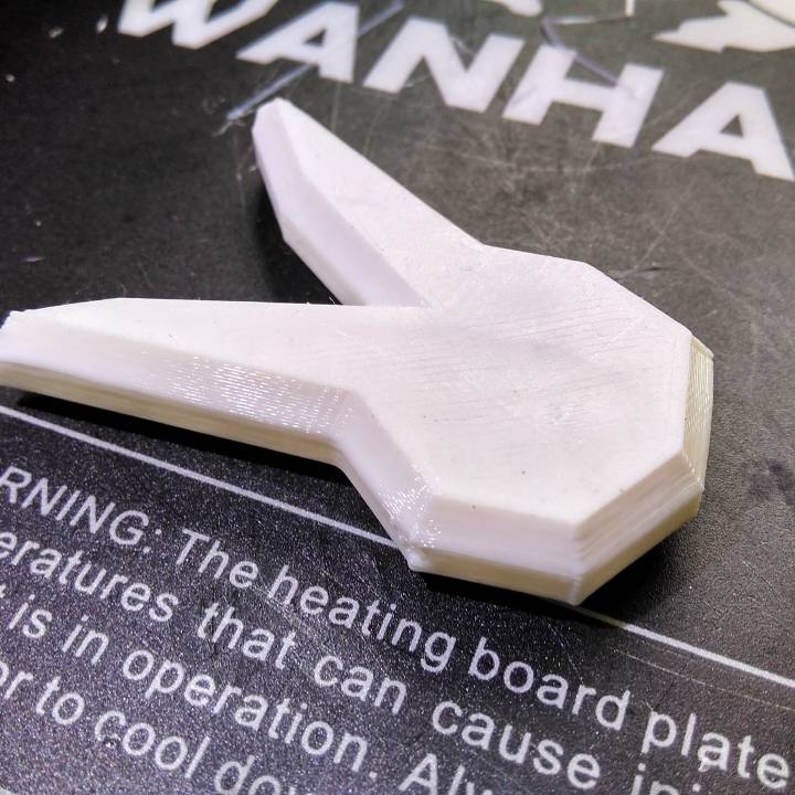 3D Printable D.va Light gun keychain (Overwatch) by Sim Jia Jun