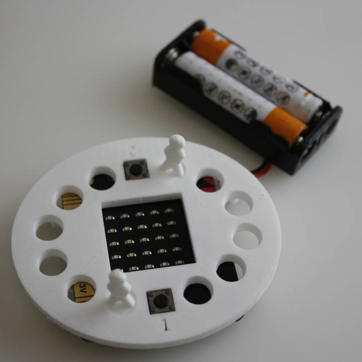 3D Printable micro:bit Board Game by Larkin Sayre