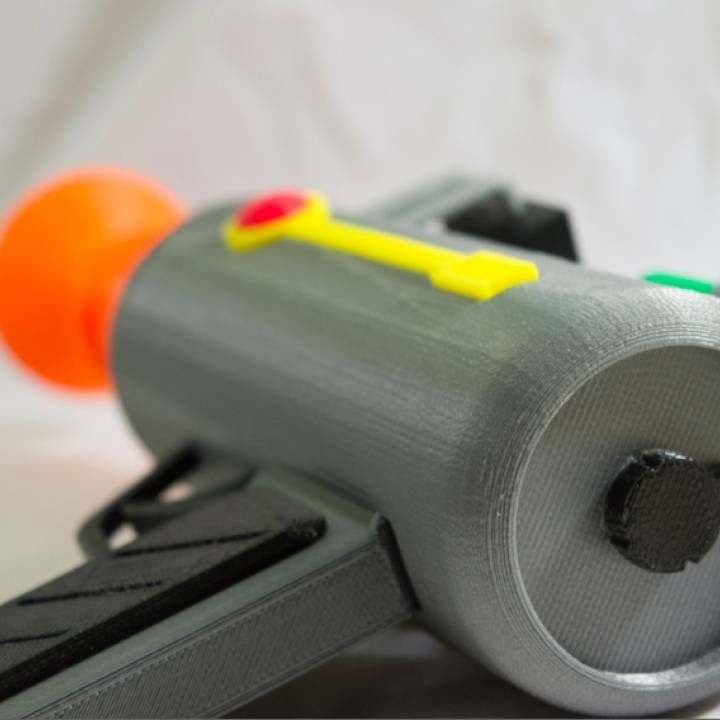 3D Printable Rick's Laser Gun from Rick and Morty by 3D Central