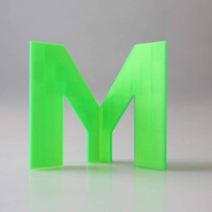 3D Printable MMF 3D Logo by Michael Daniel Miller
