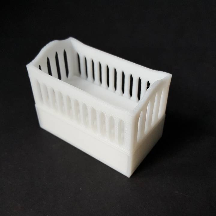 3D Printable Mini baby Crib by Gabriel Martini
