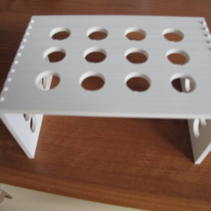 3D Printable Stackable tea shelf by Marco