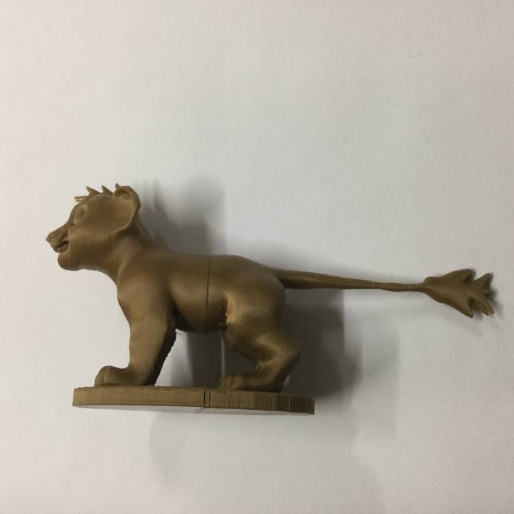 3D Printable Simba by Marco Romano