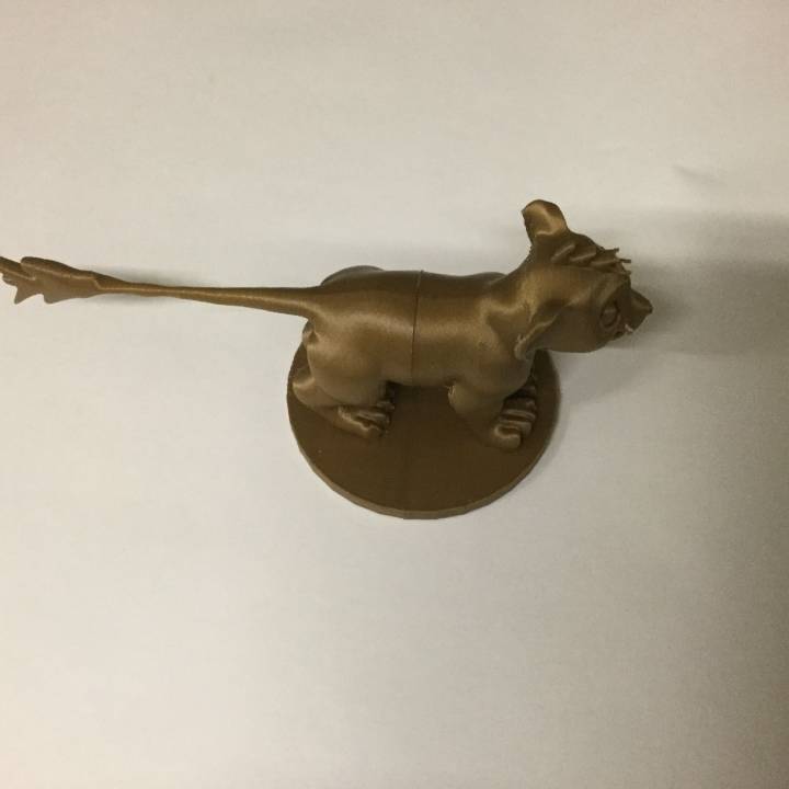 3D Printable Simba by Marco Romano