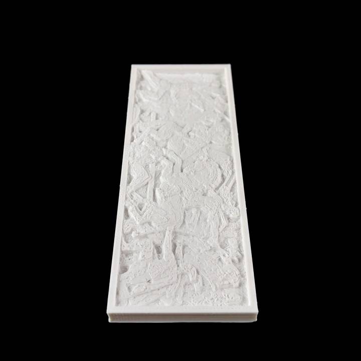 3D Printable Transylvanian War Bas-relief in Cluj, Romania by Alban Pllana