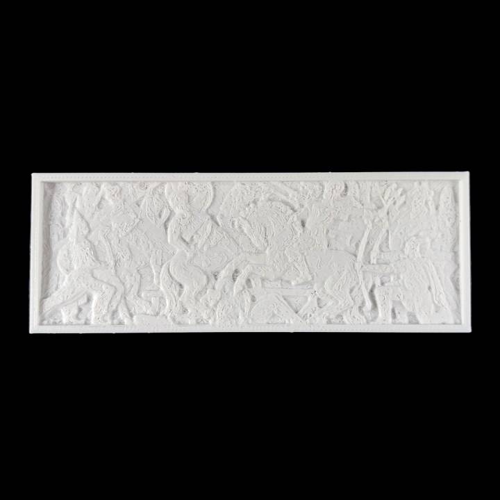 3D Printable Transylvanian War Bas-relief in Cluj, Romania by Alban Pllana
