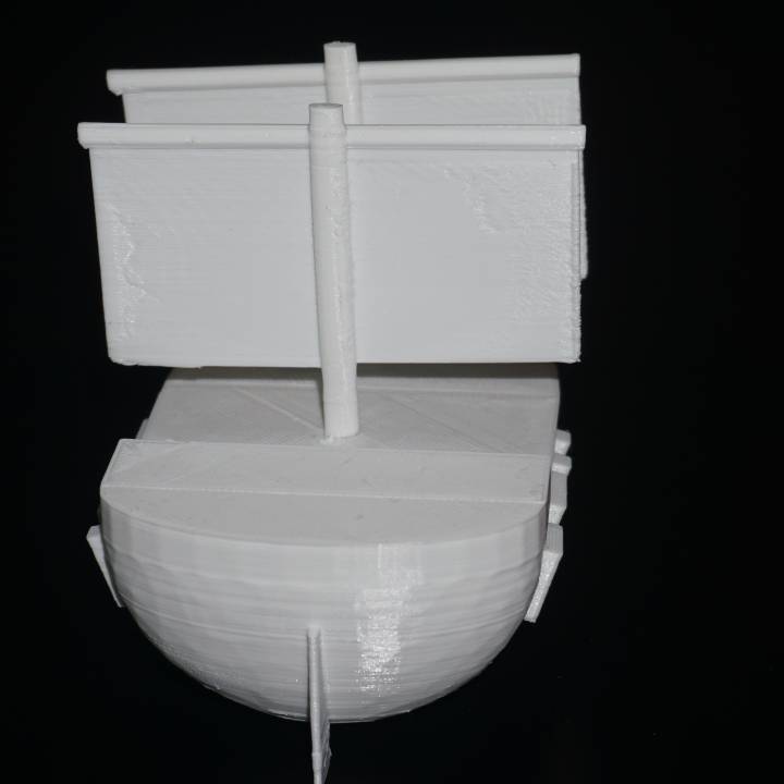 3D Printable Ship by Martijn Hoogeveen