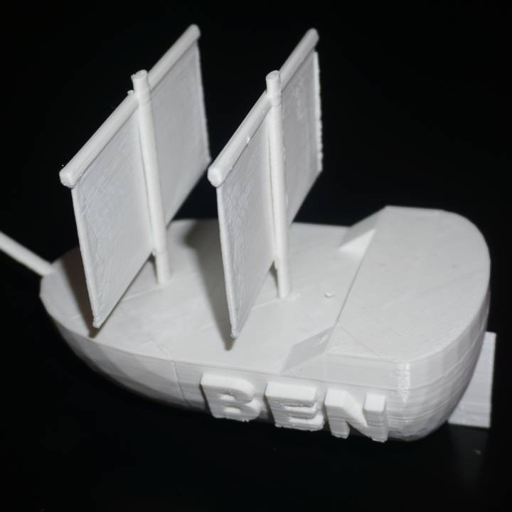 3D Printable Ship by Martijn Hoogeveen