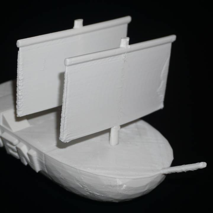3D Printable Ship by Martijn Hoogeveen