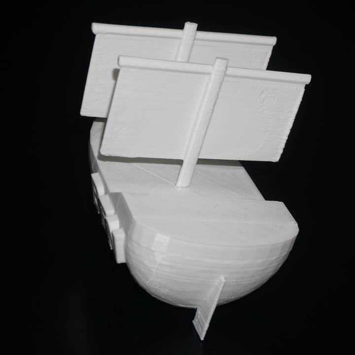 3D Printable Ship by Martijn Hoogeveen