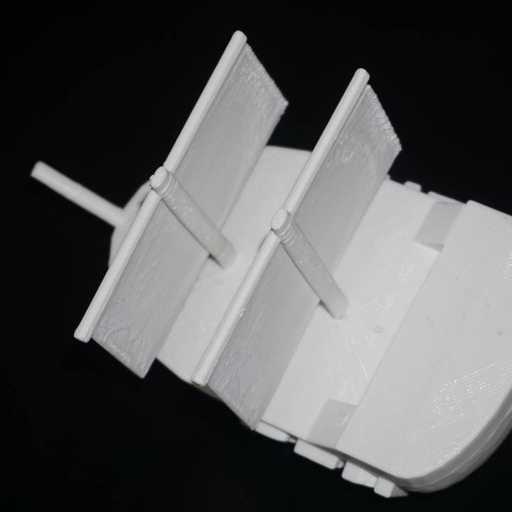 3D Printable Ship by Martijn Hoogeveen