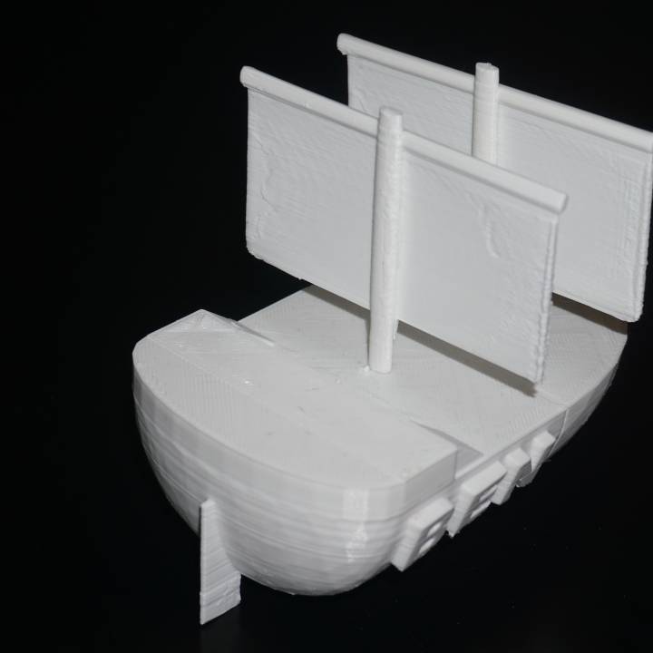 3D Printable Ship by Martijn Hoogeveen