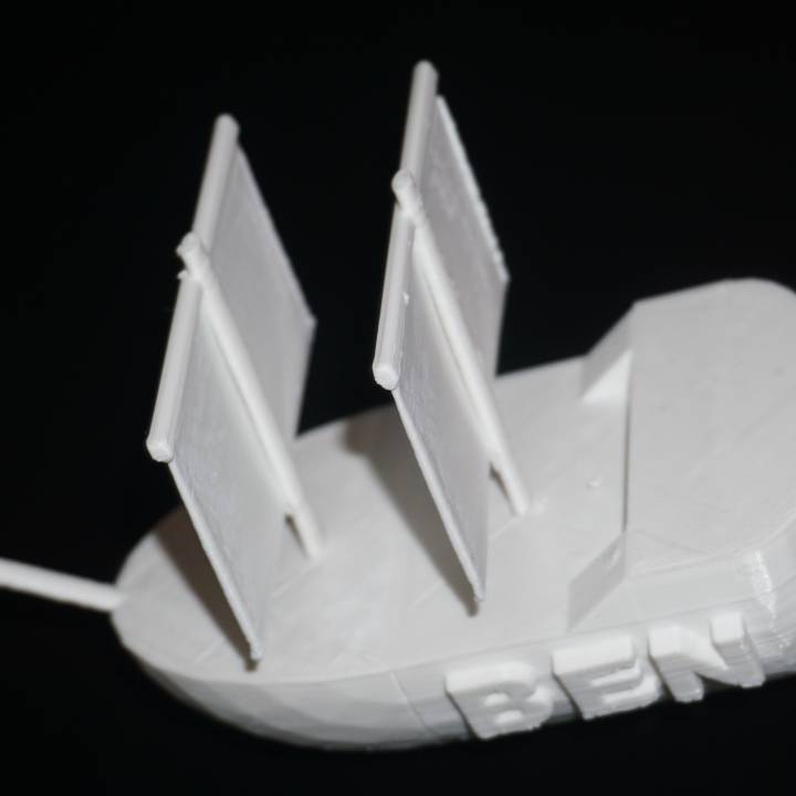 3D Printable Ship by Martijn Hoogeveen