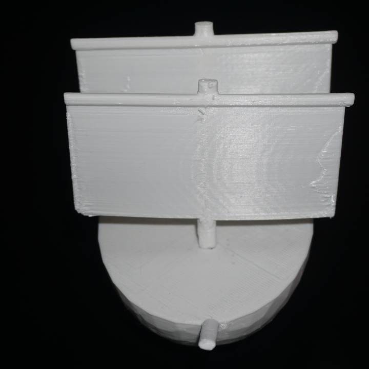 3D Printable Ship by Martijn Hoogeveen