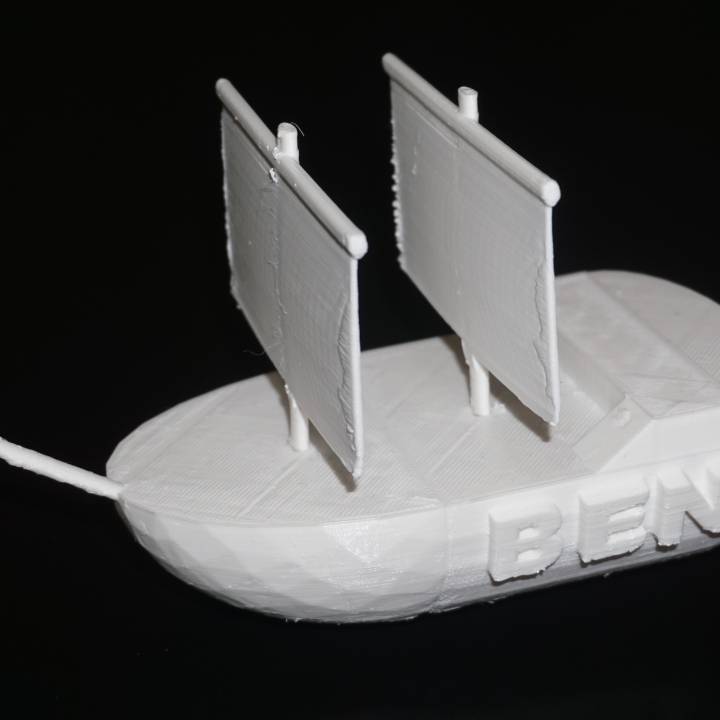 3D Printable Ship by Martijn Hoogeveen