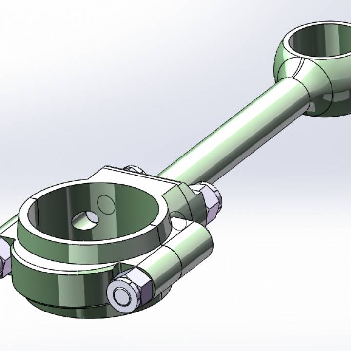 3D Printable CONNECTING ROD by guilherme vedor