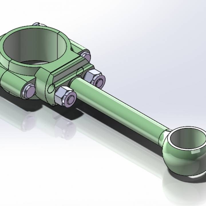 3D Printable CONNECTING ROD by guilherme vedor