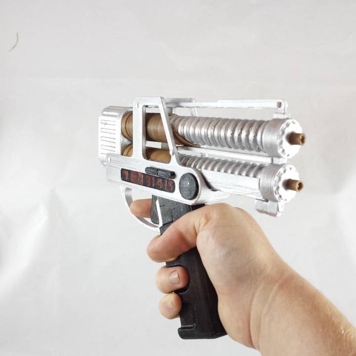 3D Printable Tekwar TV Series Pulse Gun by Steve Hackett