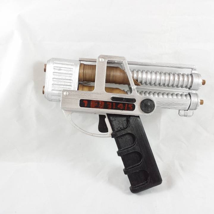 3D Printable Tekwar TV Series Pulse Gun by Steve Hackett
