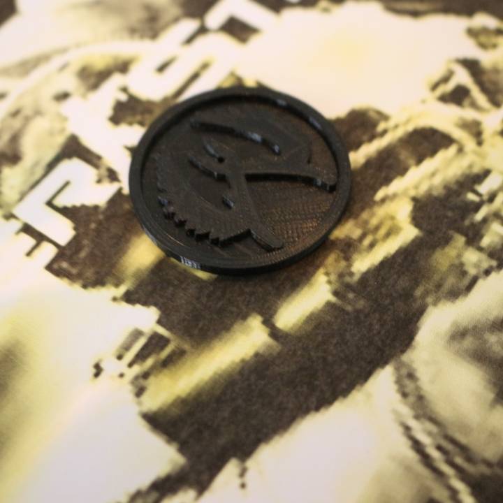 3D Printable CS-GO coin by philip versteegh