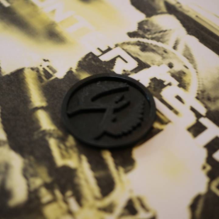 3D Printable CS-GO coin by philip versteegh