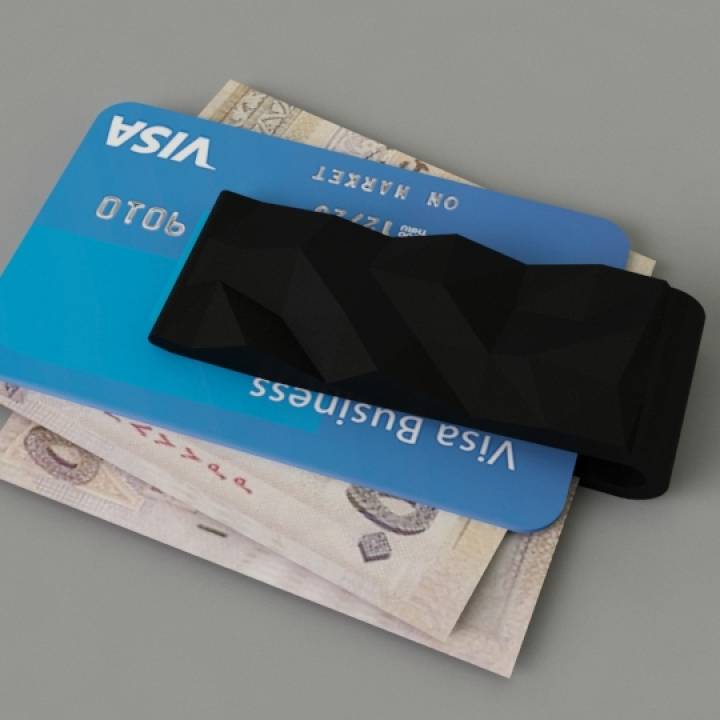 3D Printable Money Clip Collection by Khaled Alkayed