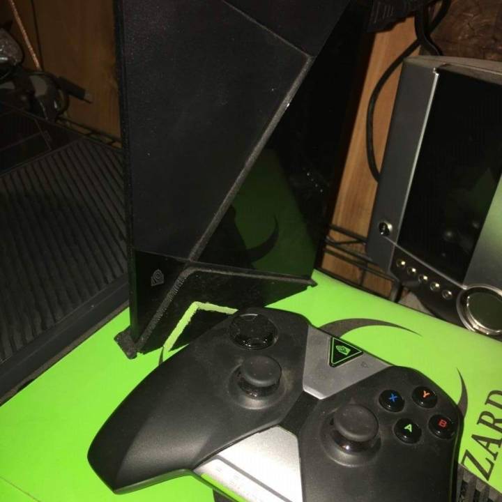 3D Printable Nvidia Shield TV Stand by Dalton Sizemore