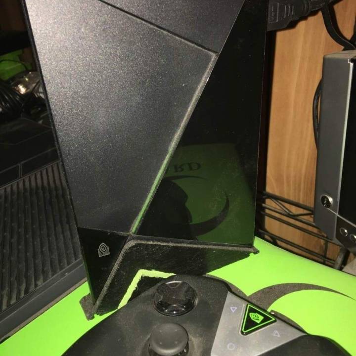 3D Printable Nvidia Shield TV Stand by Dalton Sizemore