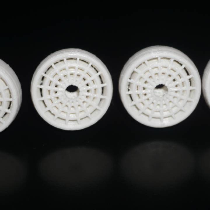 3D Printable web wheels by Joshua Fidai