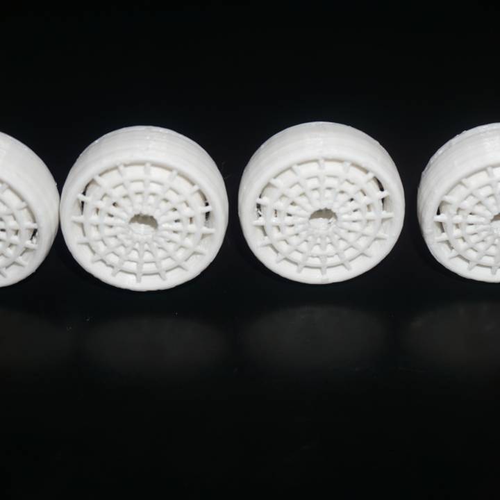 3D Printable web wheels by Joshua Fidai