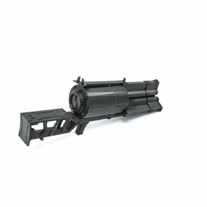 3D Printable DEAD SPACE Pulse Rifle (fan made) by Nicholas Martinez