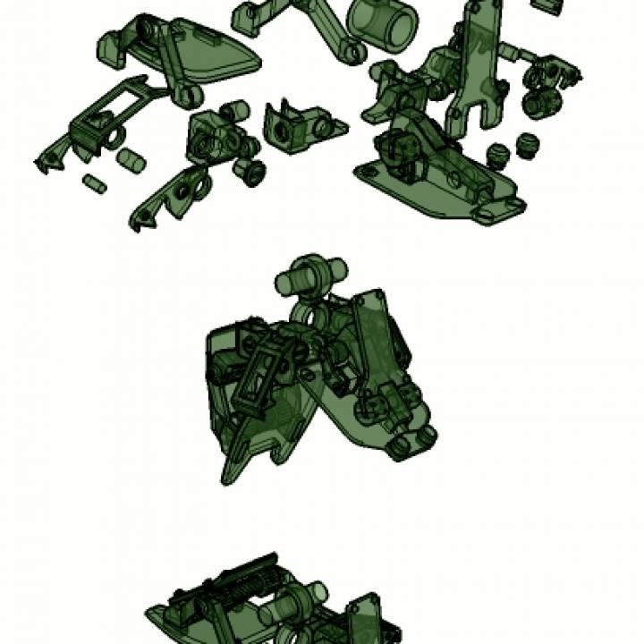 3D Printable mech hand by Rafael Lacerda