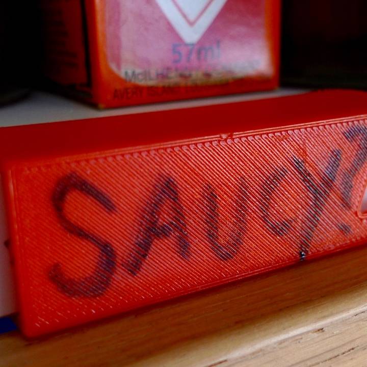 3D Printable IKEA Shelf Labels by Alan Leavy