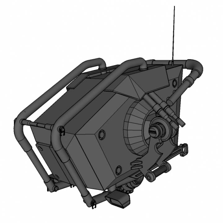 3D Printable side robot by Rafael Lacerda