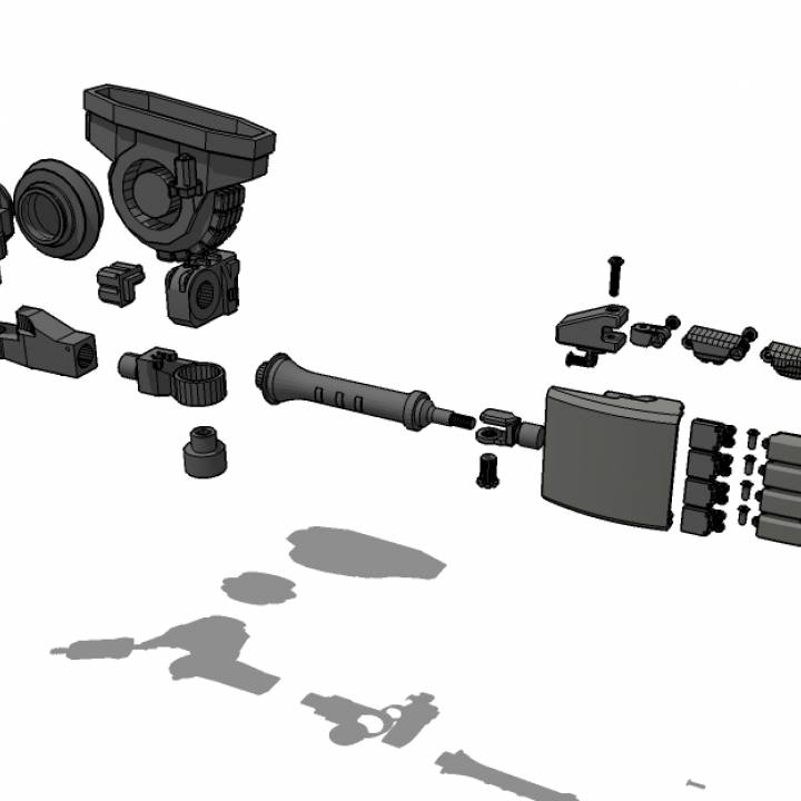 3D Printable arm robot by Rafael Lacerda