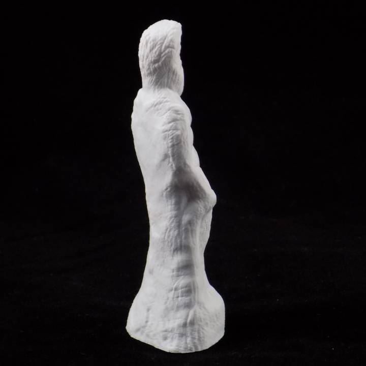 3D Printable Pan holding a club and a lagobolon at The British Museum ...