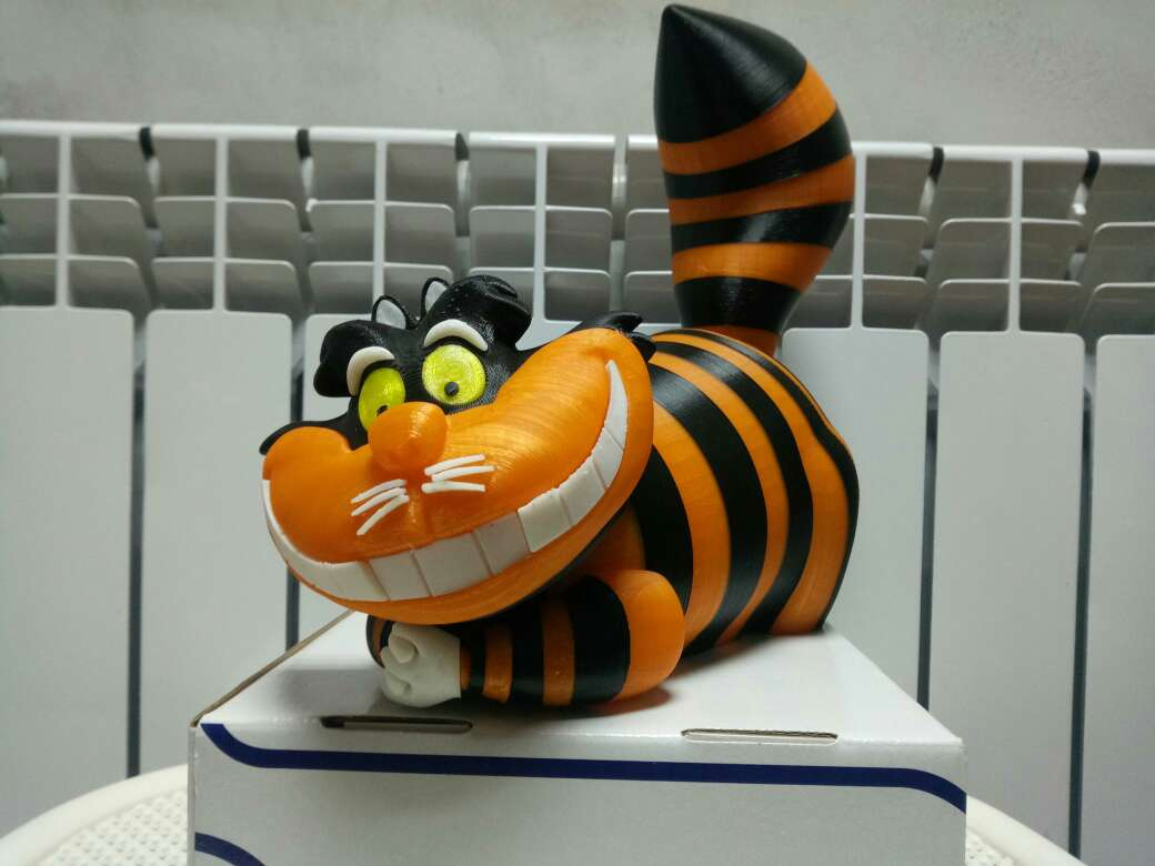 3D Printable Cheshire Cat by Steve Solomon