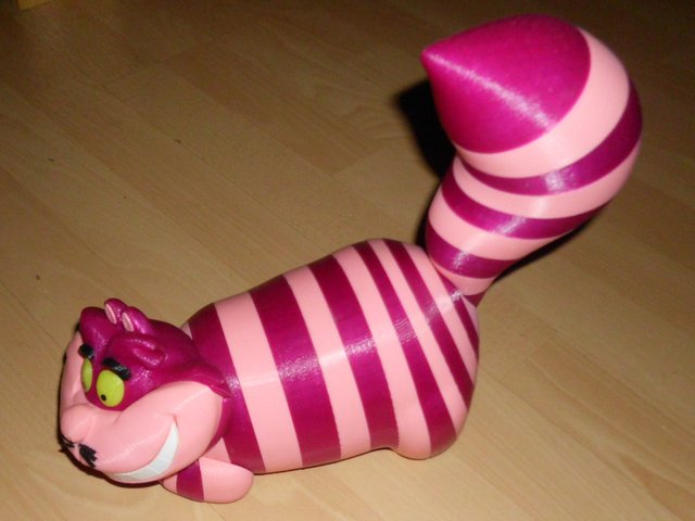 3D Printable Cheshire Cat by Steve Solomon