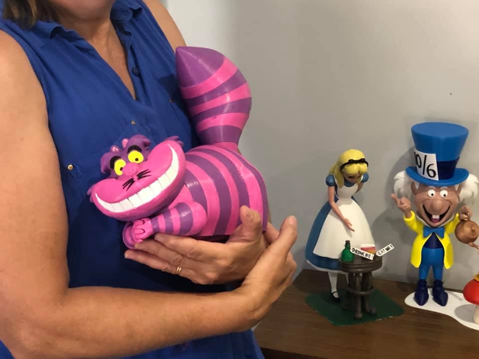 3D Printable Cheshire Cat by Steve Solomon