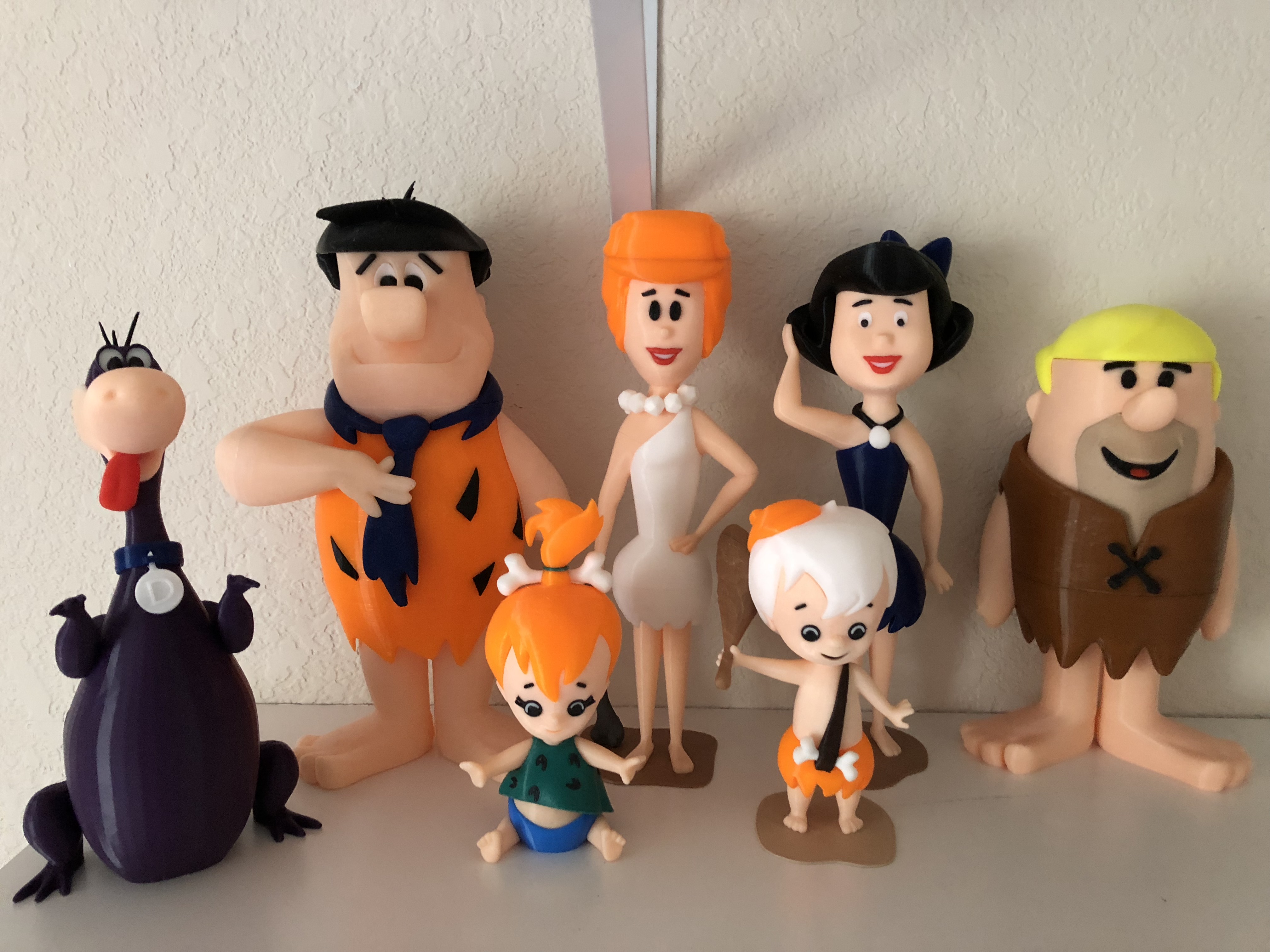 3D Printable Fred Flintstone by Steve Solomon