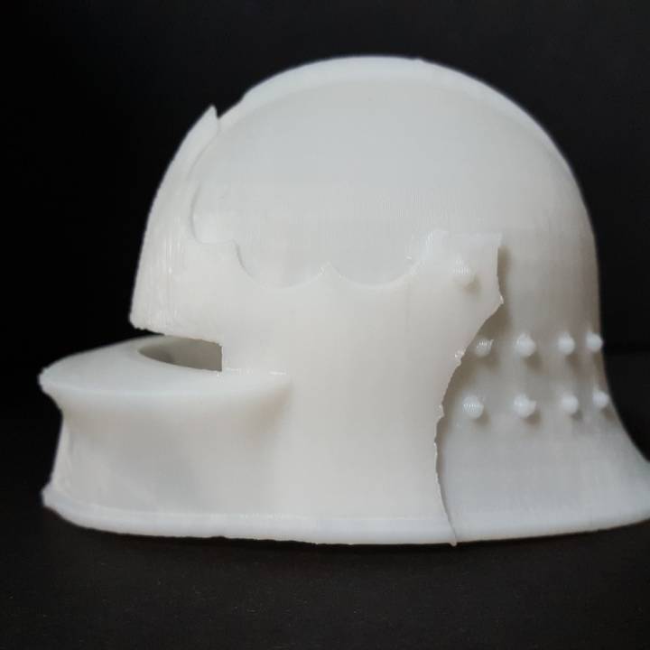 3D Printable Knight Helmet by Khaled Alkayed