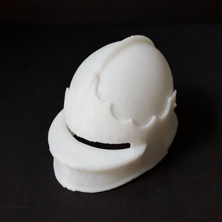 3D Printable Knight Helmet by Khaled Alkayed
